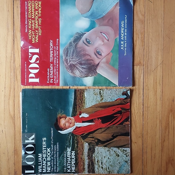 60s magazines | Accents | 96s Magazines Of Look Katharine Hepburn ...